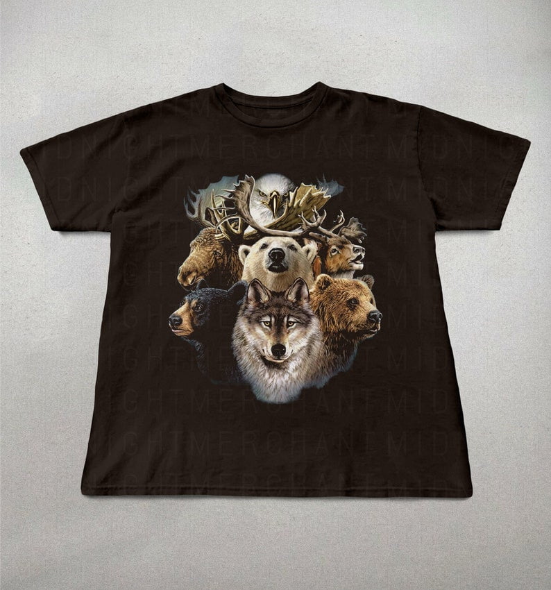 Canadian Animals shirt, Wolf shirt, Funny shirts, Trendy shirts, Gifts ...