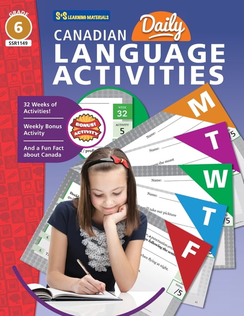 Canadian Daily Language Canadian Daily Language Activities Grade 6 ...