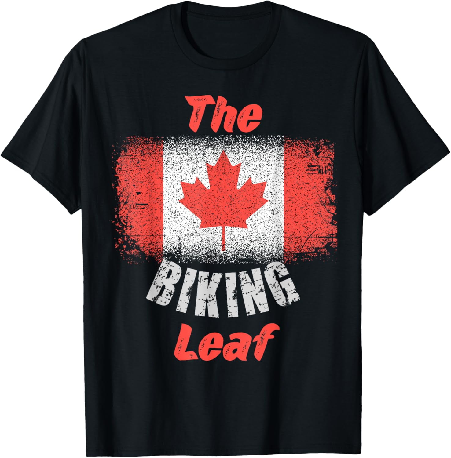 Canadian Flag 1st of July Biking Maple Leaf Canada Day T-Shirt - Walmart.com