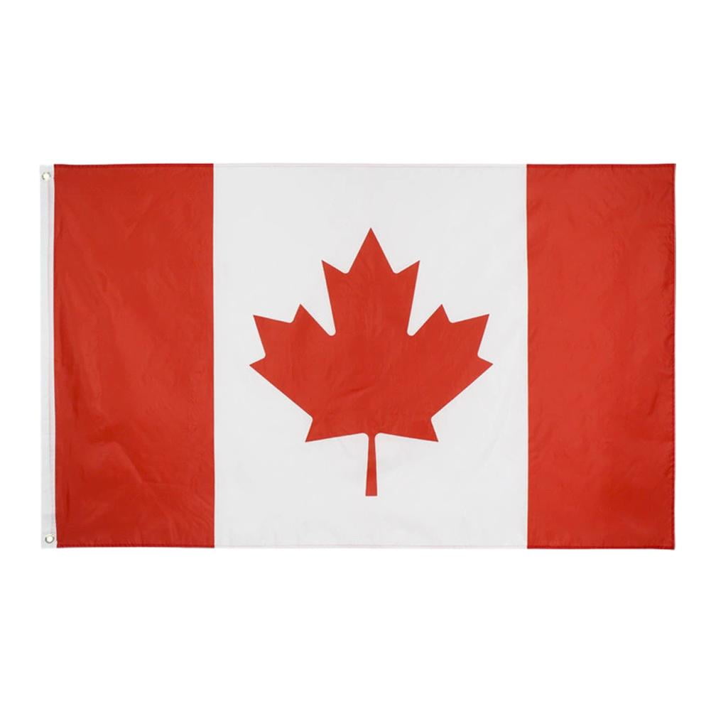 Canadian Flag Banner 90x180cm (35.43x70.87in) Plastic Decor - Walmart.com