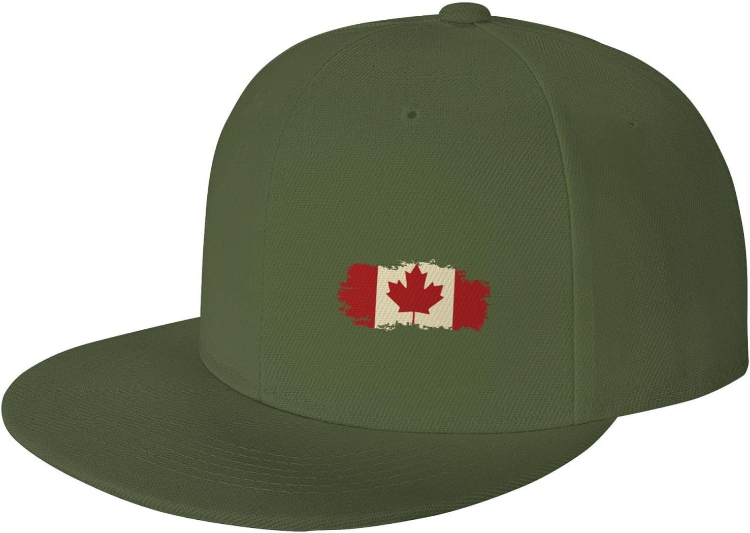 Canadian Flag Faded Canada Men's and Women's Snap Hats Flat Brim ...