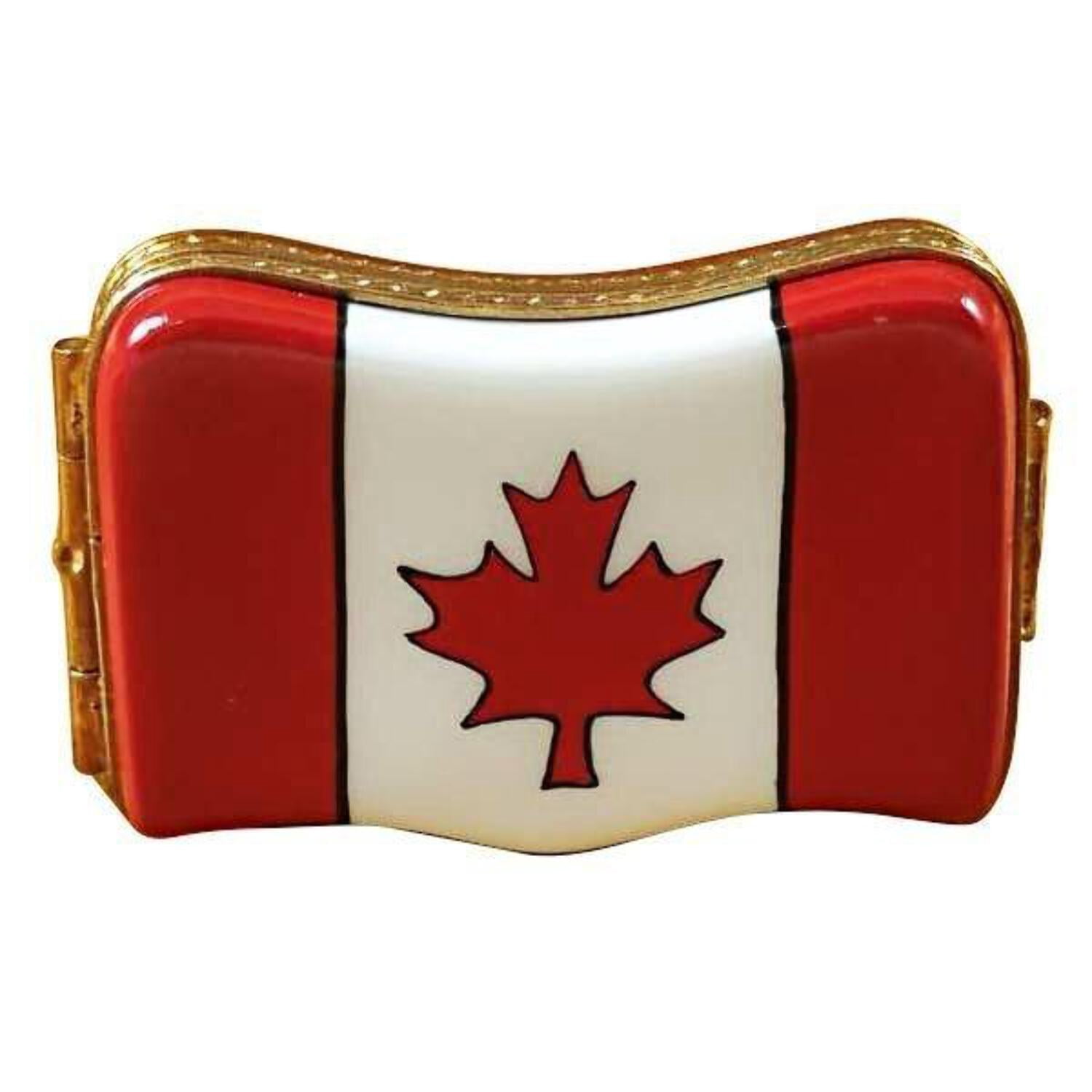 Canadian Flag Limoges Box Porcelain Figurine - Walmart.com