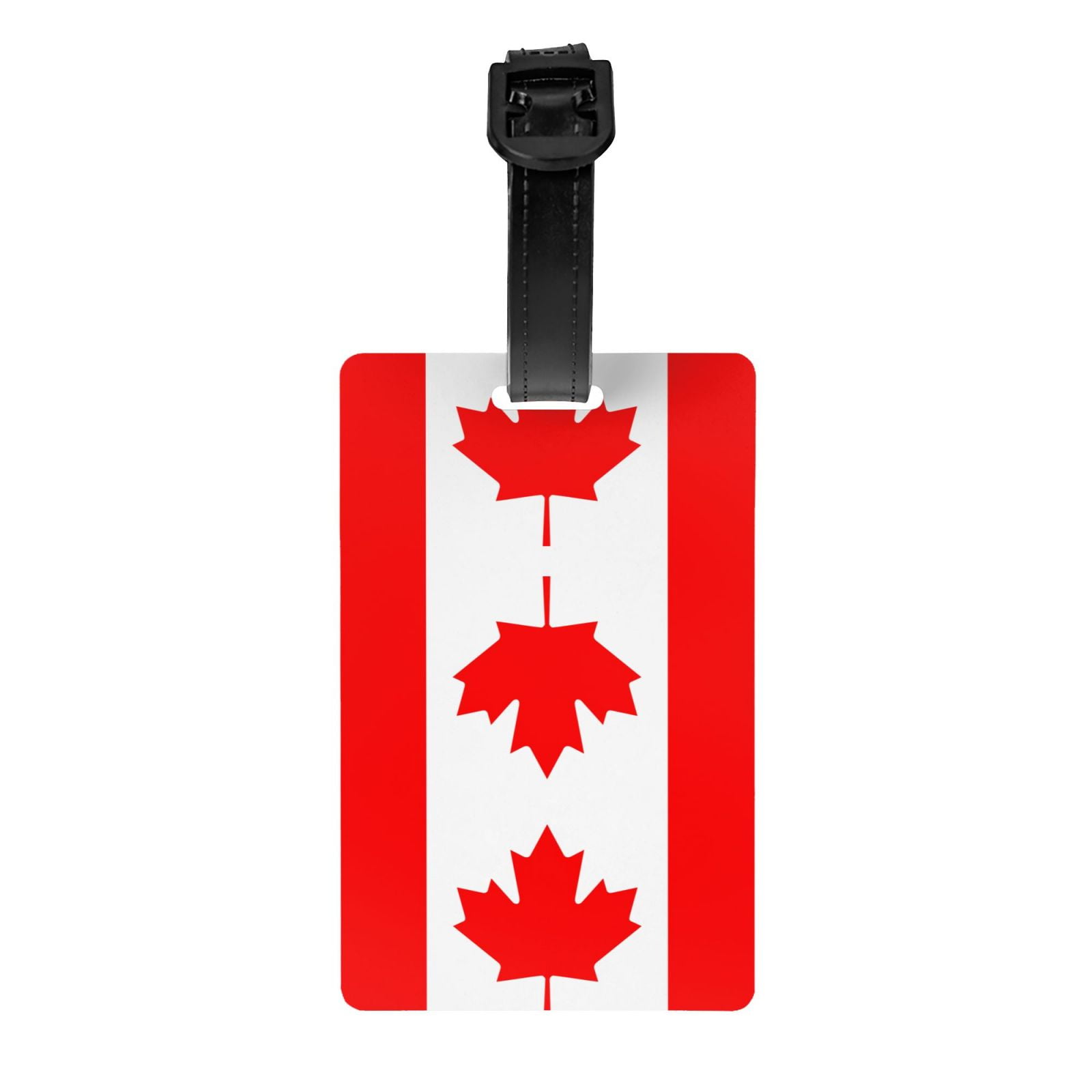 Canadian Flag Luggage Tag Pvc Identifier Card Holder Label Travel Bag ...