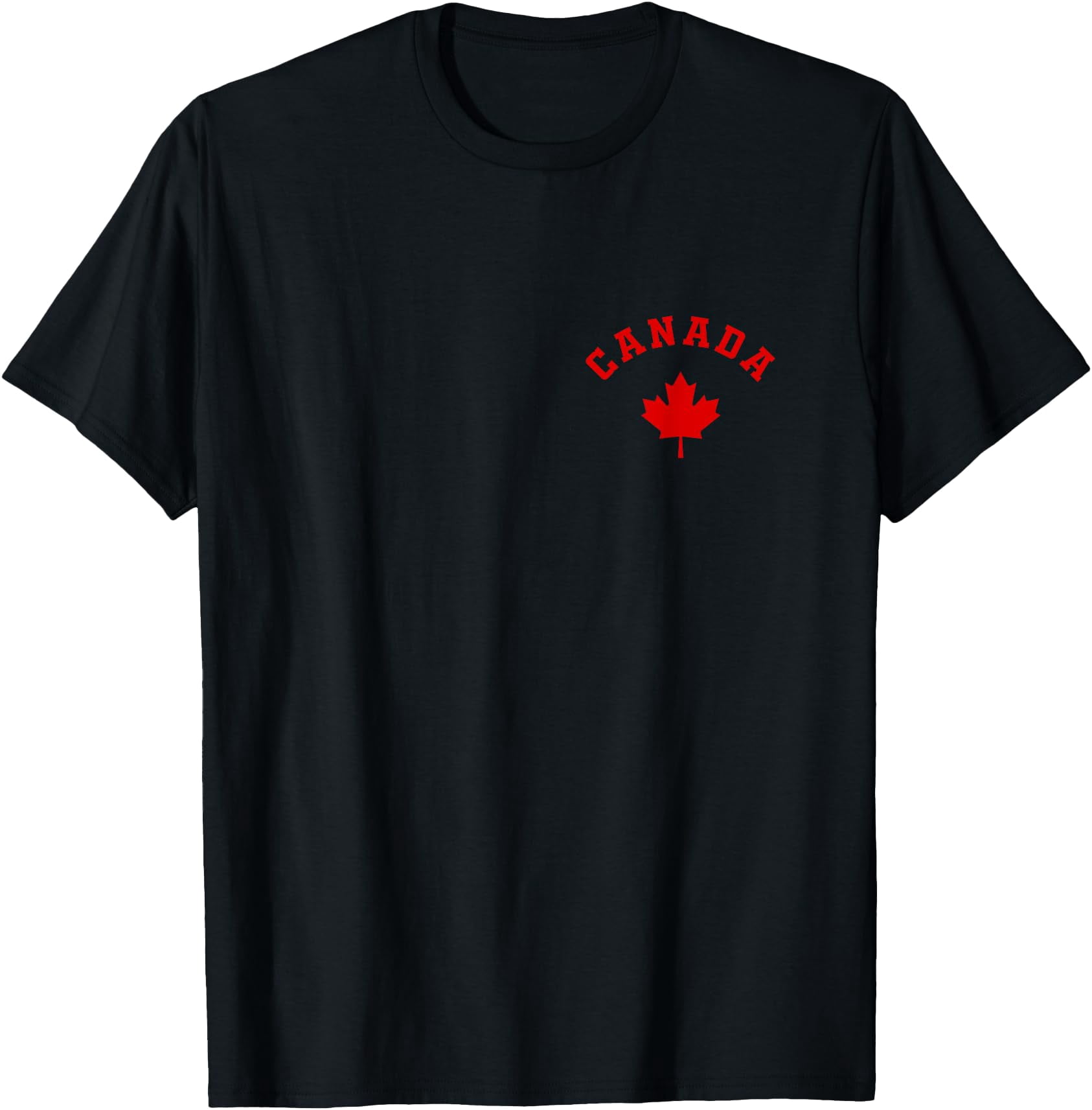 Canadian Flag Maple Leaf Logo Hiking Skiing Camping T-Shirt for Outdoor ...