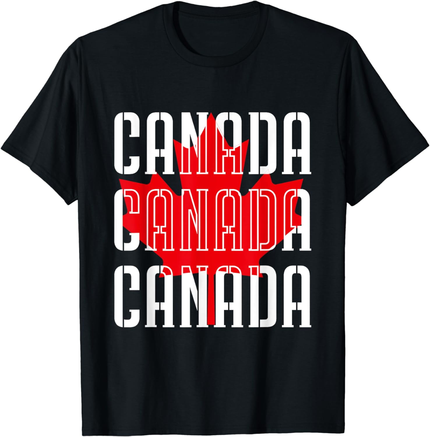 Canadian Flag, National Day 1st of July Happy Canada Day T-Shirt ...