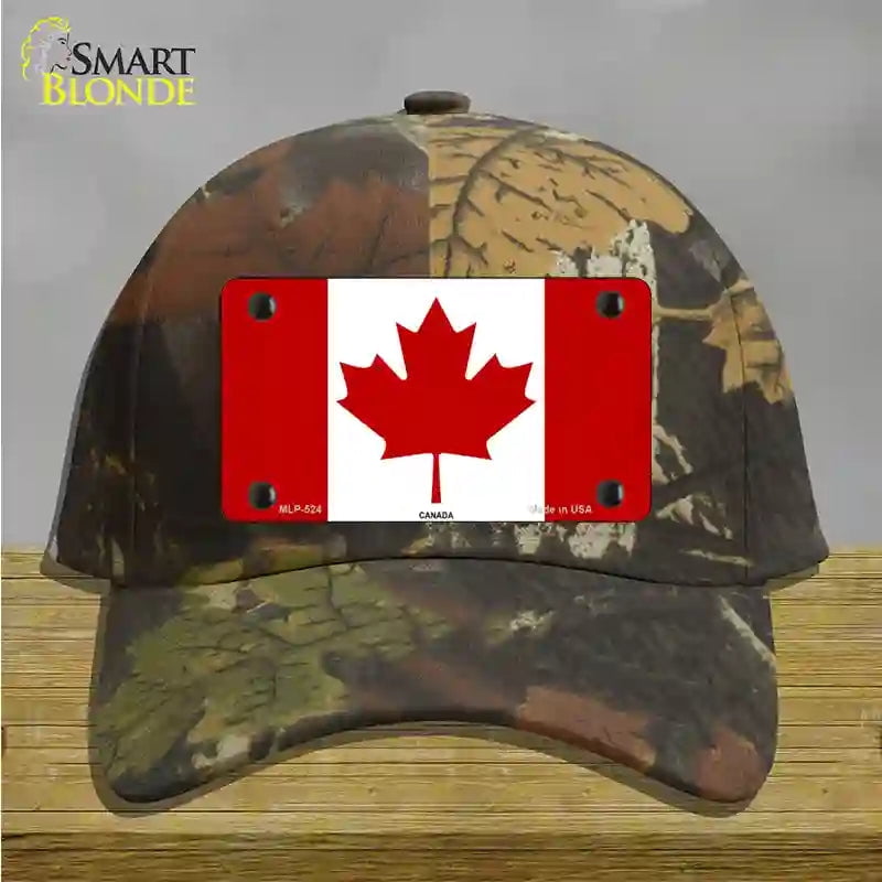 Canadian Flag Novelty License Plate Hat Cotton Camoflauge - Walmart.com