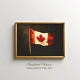 Canadian Flag Patriotic Wall Art, Vintage Canada Flag Print, Maple Leaf ...