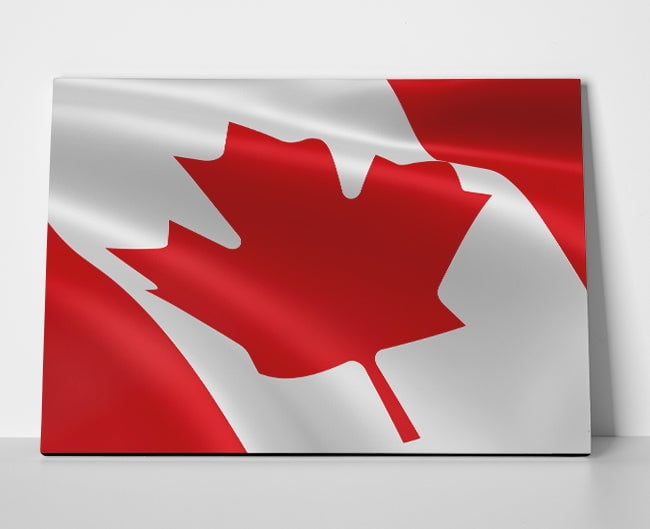 Canadian Flag Poster or Wrapped Canvas - Walmart.com