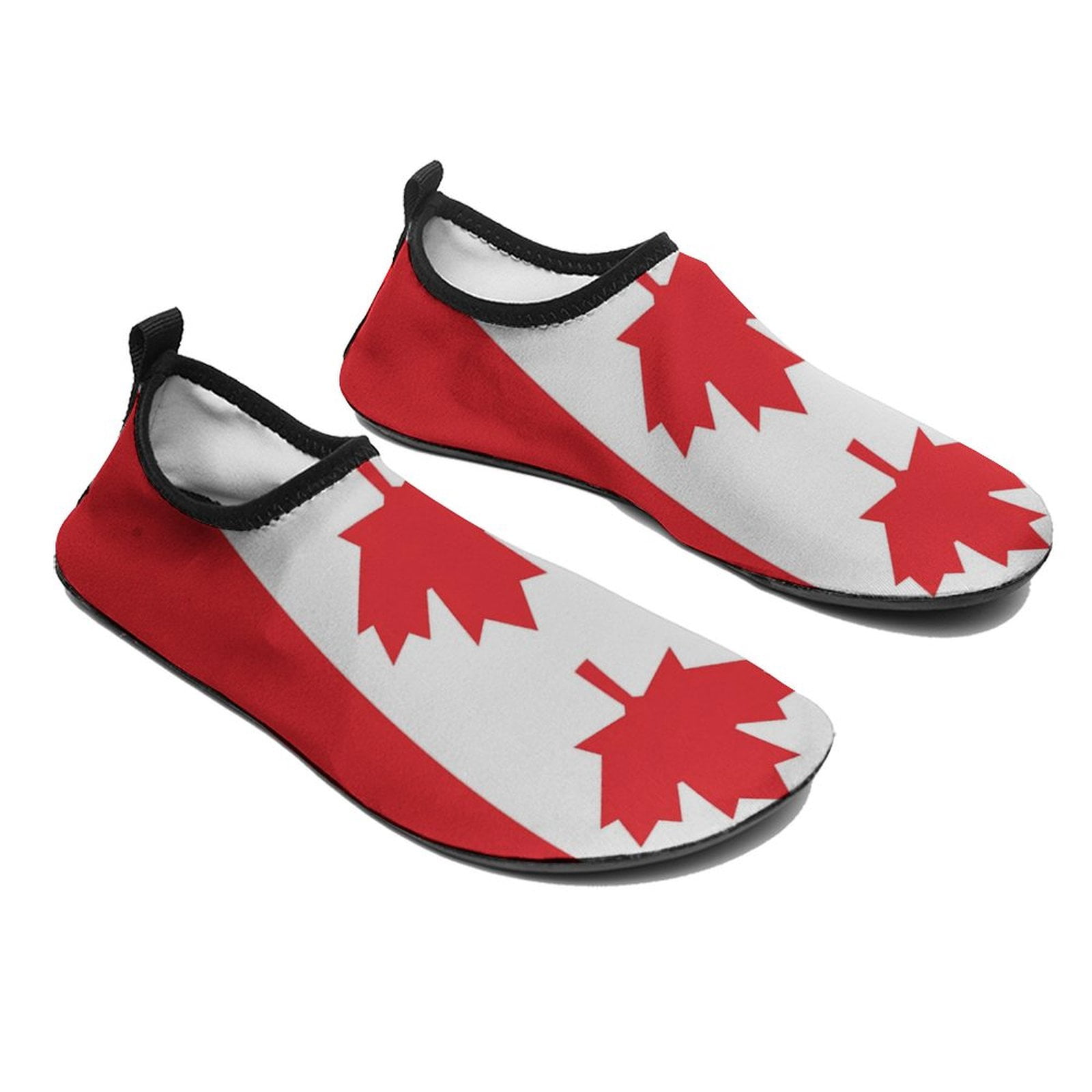 Canadian Flag Water Shoes Beach Slip-on Shoes for Men Women Swim Pool ...