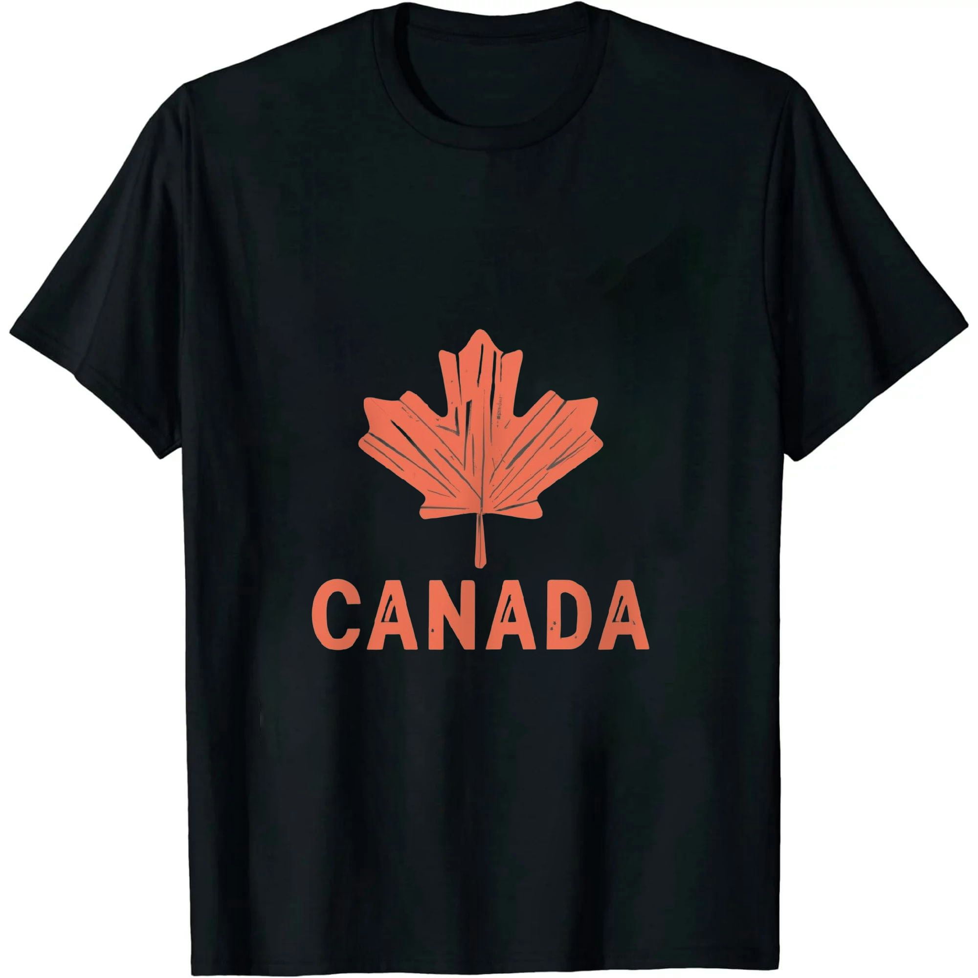 Canadian Gift Idea Maple Leaf Canada T-Shirt - Walmart.com