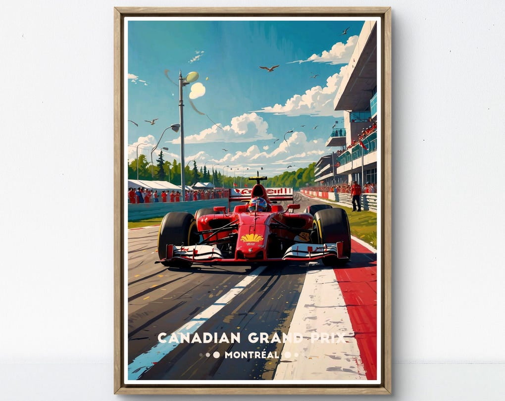 Canadian Grand Prix Poster – Iconic Formula 1 Race In Montreal At ...