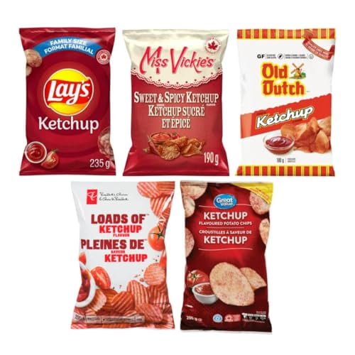 Canadian Ketchup Chips Assorted (Made In Canada) - Walmart.com