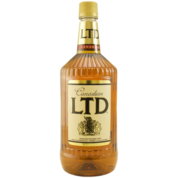 Canadian LTD Canadian Whisky, 1.75ml Plastic Bottle 80 Proof - Walmart.com