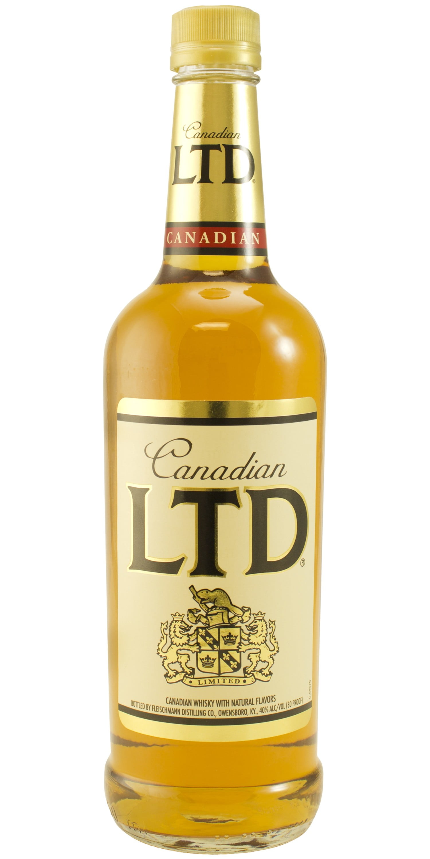 Canadian LTD Canadian Whisky, 750ml Glass Bottle 80 Proof - Walmart.com