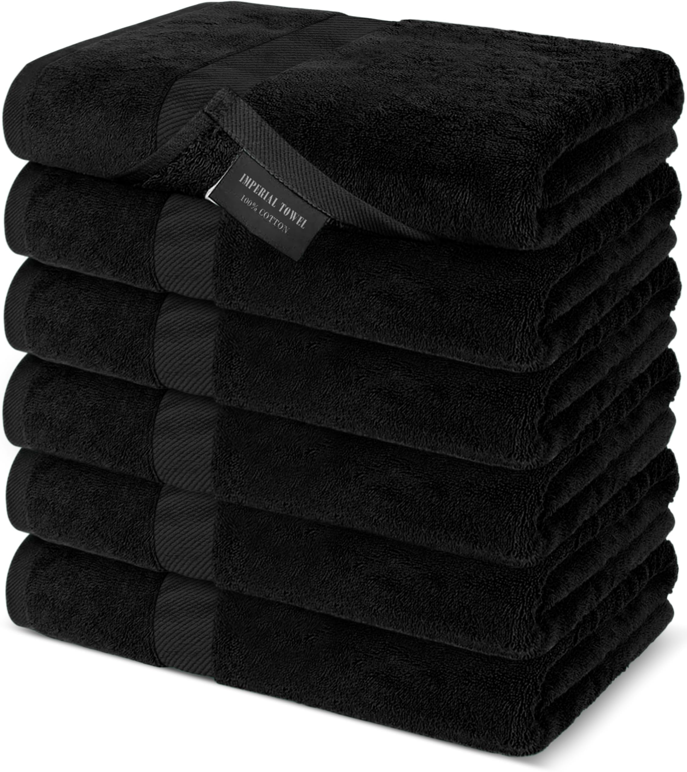 Canadian Linen Economy Medium Bath Towels Set, 24”x48”, 4 Pack ...