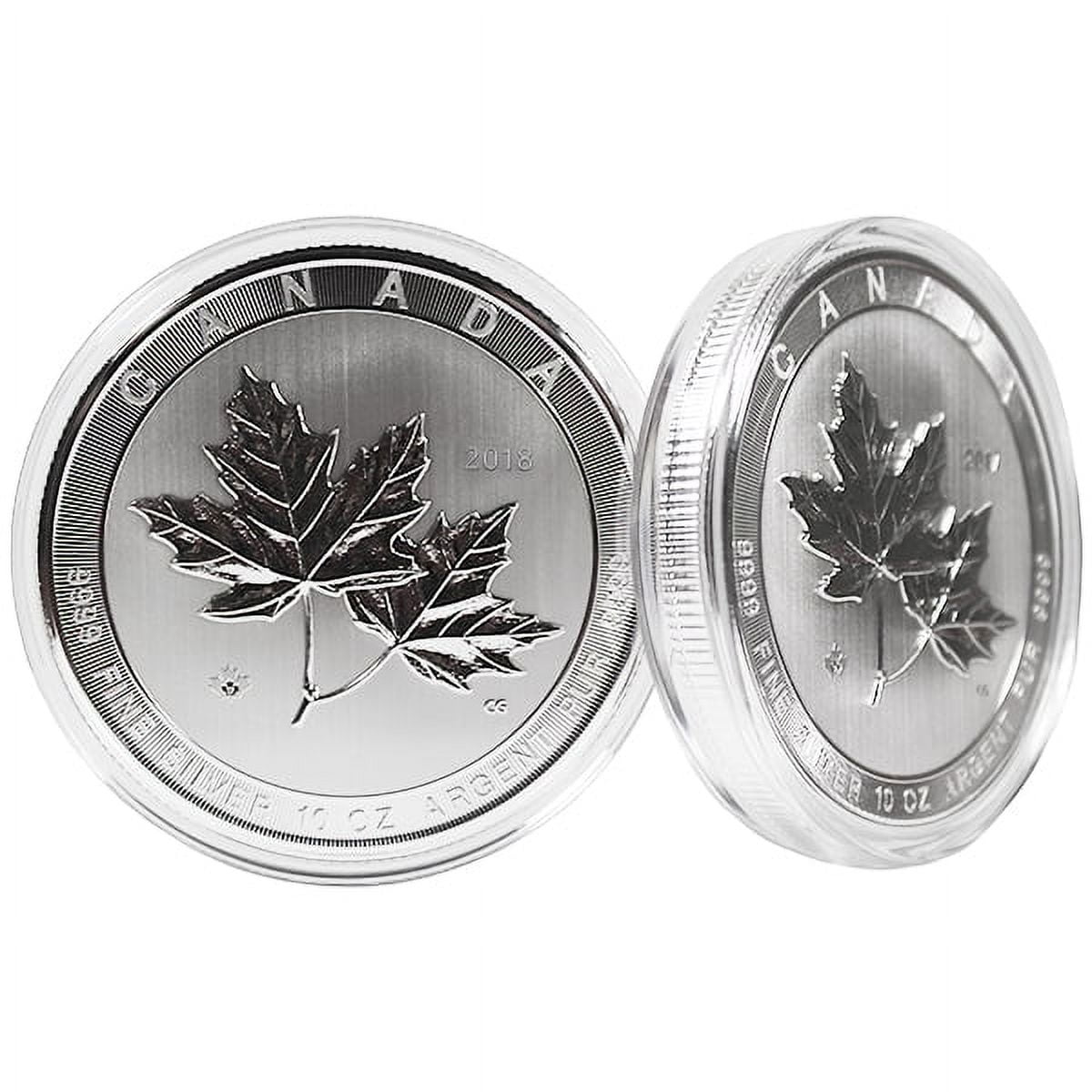 Canadian Maple Leaf Coin, 10 Troy Ozs. Silver .9999 Pure from Money ...