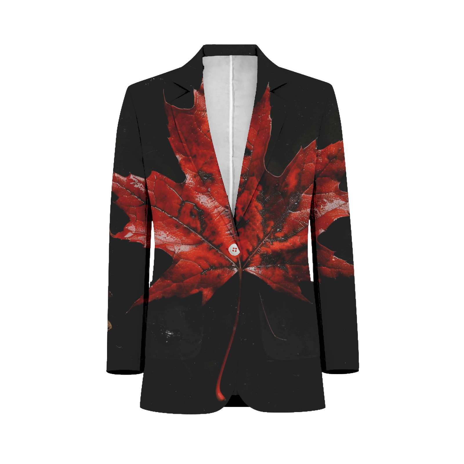 Canadian Maple Leaf Customized Men's Suits full man Shawl Collar ...