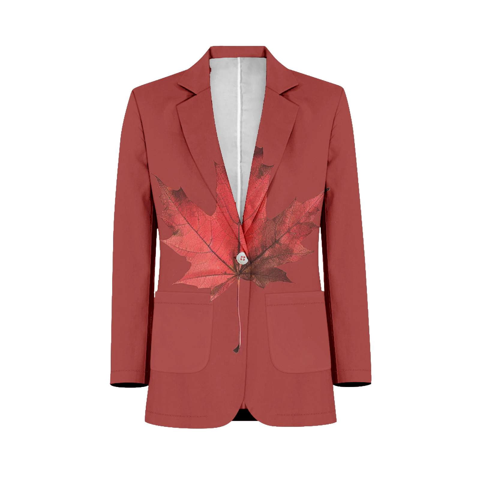 Canadian Maple Leaf Customized Men's Suits full man Shawl Collar ...