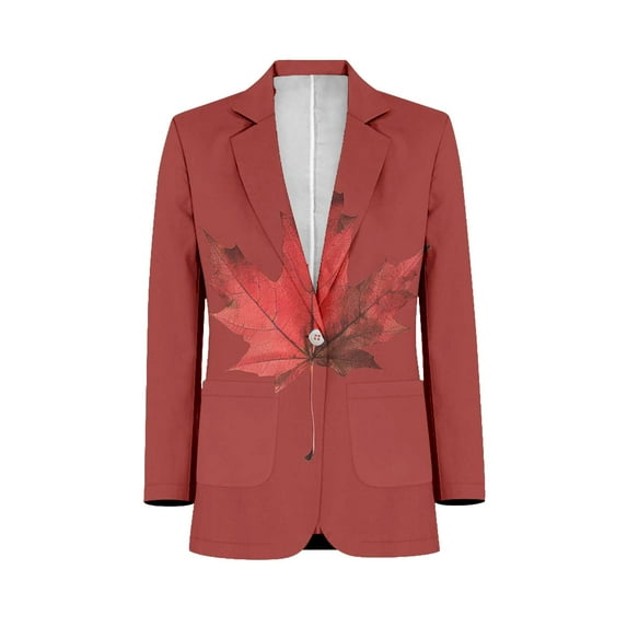 Canadian Maple Leaf Customized Men's Suits full man Shawl Collar ...