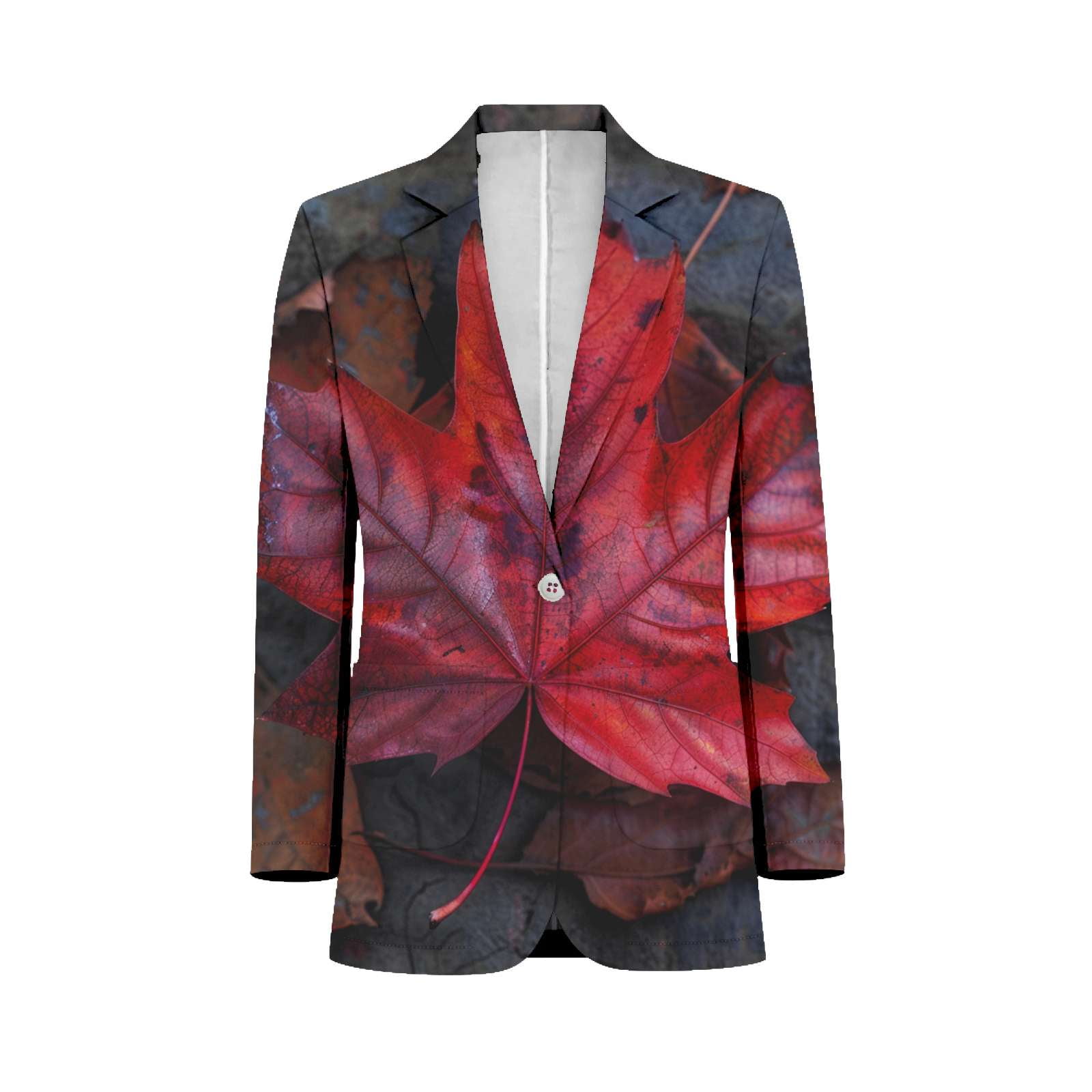Canadian Maple Leaf Customized Men's Suits full man Shawl Collar ...