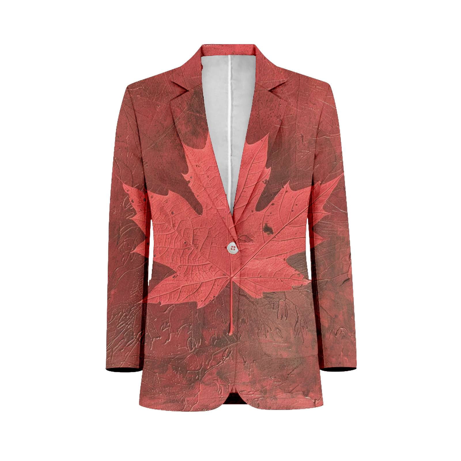Canadian Maple Leaf Customized Men's Suits full man Shawl Collar ...