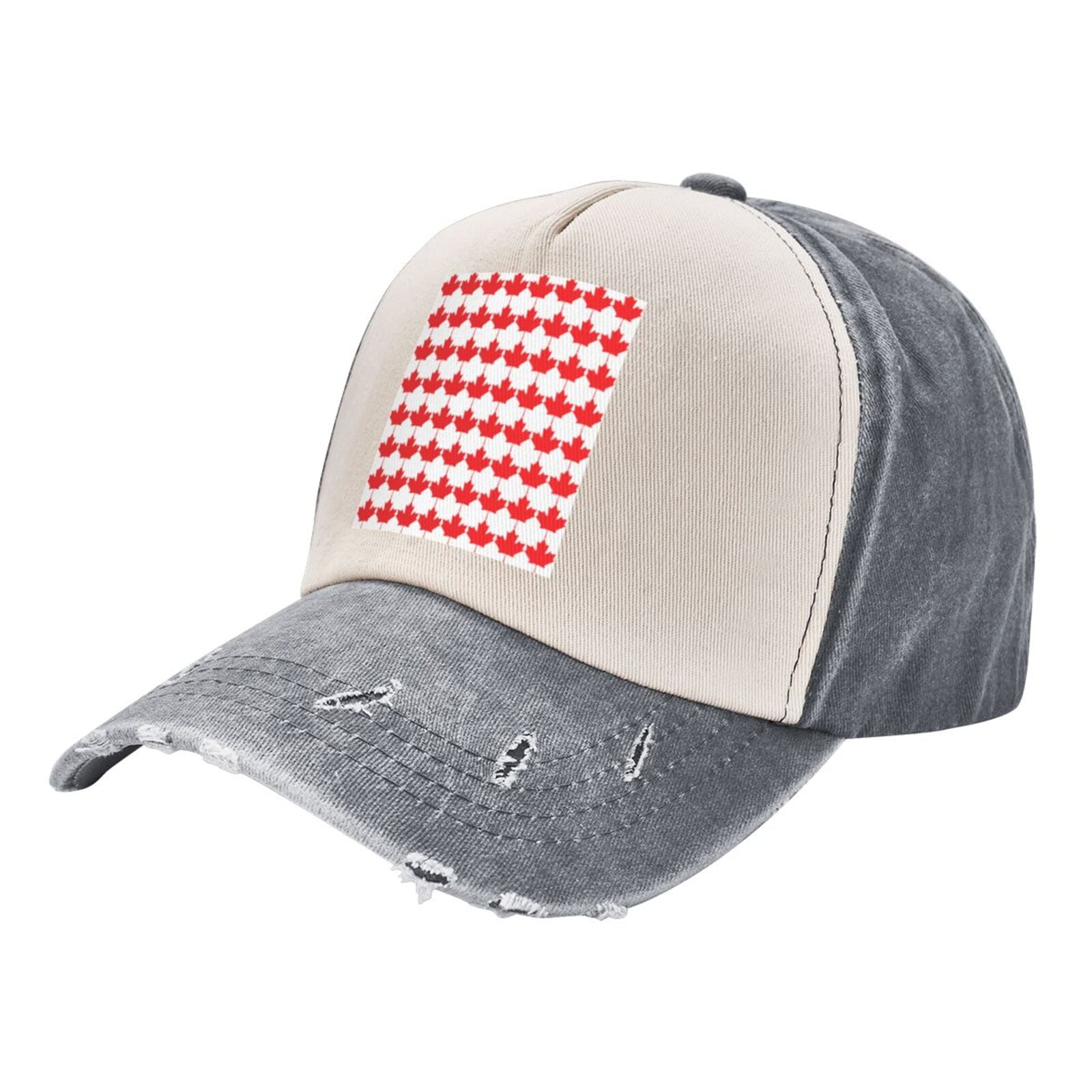 Canadian Maple Leaf Flag Distressed Baseball Cap Dad Hats for Men Women ...