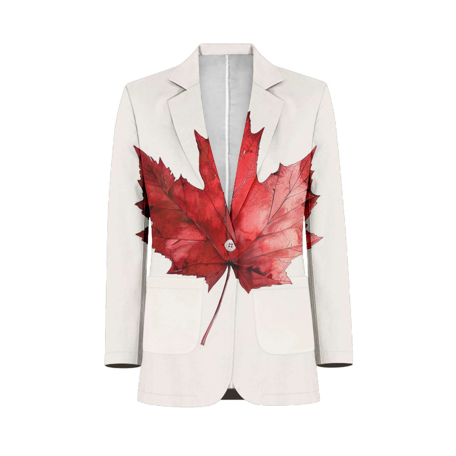 Canadian Maple Leaf Men Blazers Slim Clothing Summer Jacket Man ...