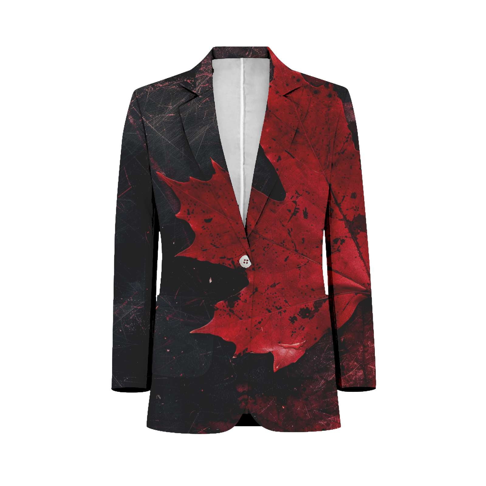 Canadian Maple Leaf Men Blazers Slim Clothing Summer Jacket Man Oversize Daily Suits Tops ...