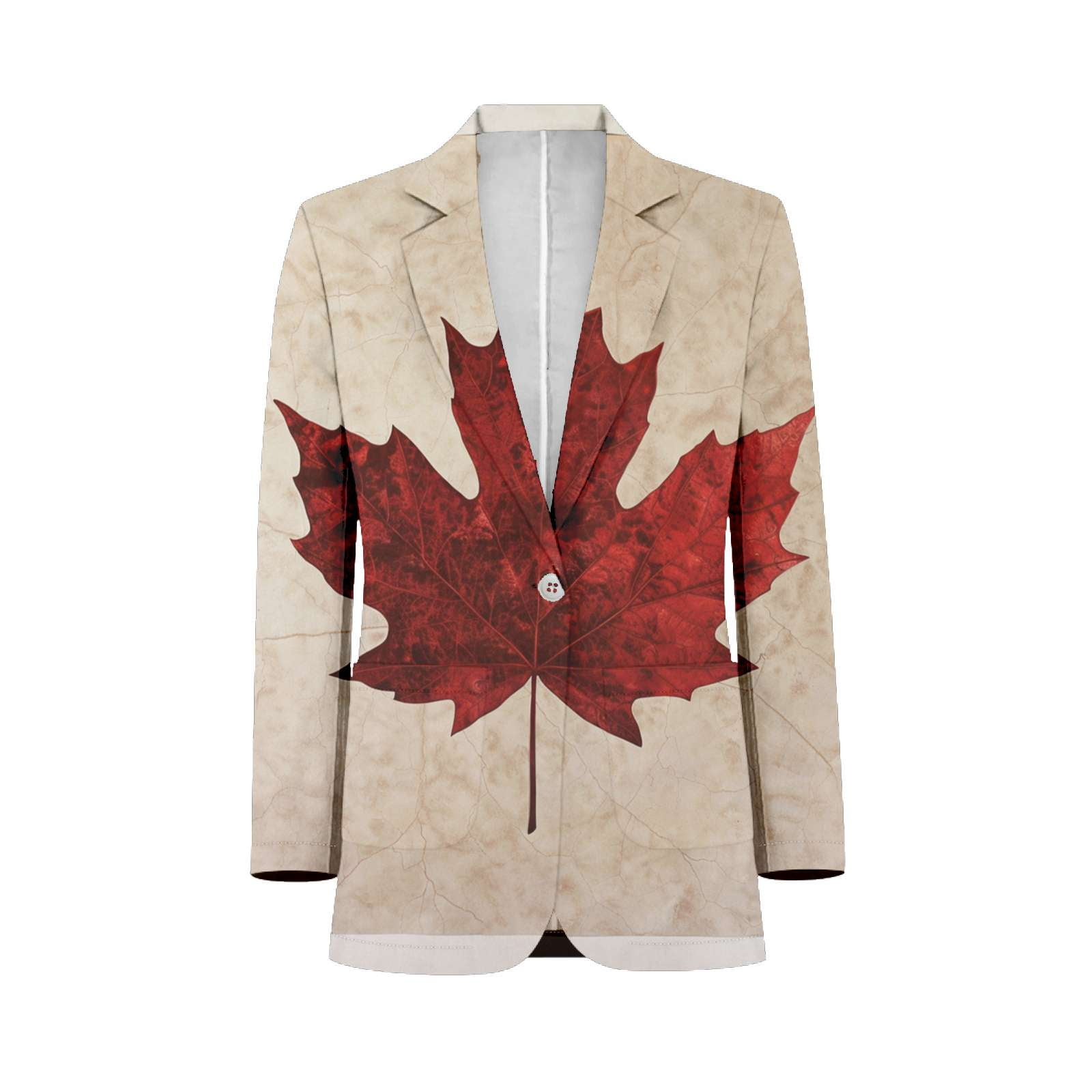 Canadian Maple Leaf Men Blazers Slim Clothing Summer Jacket Man ...