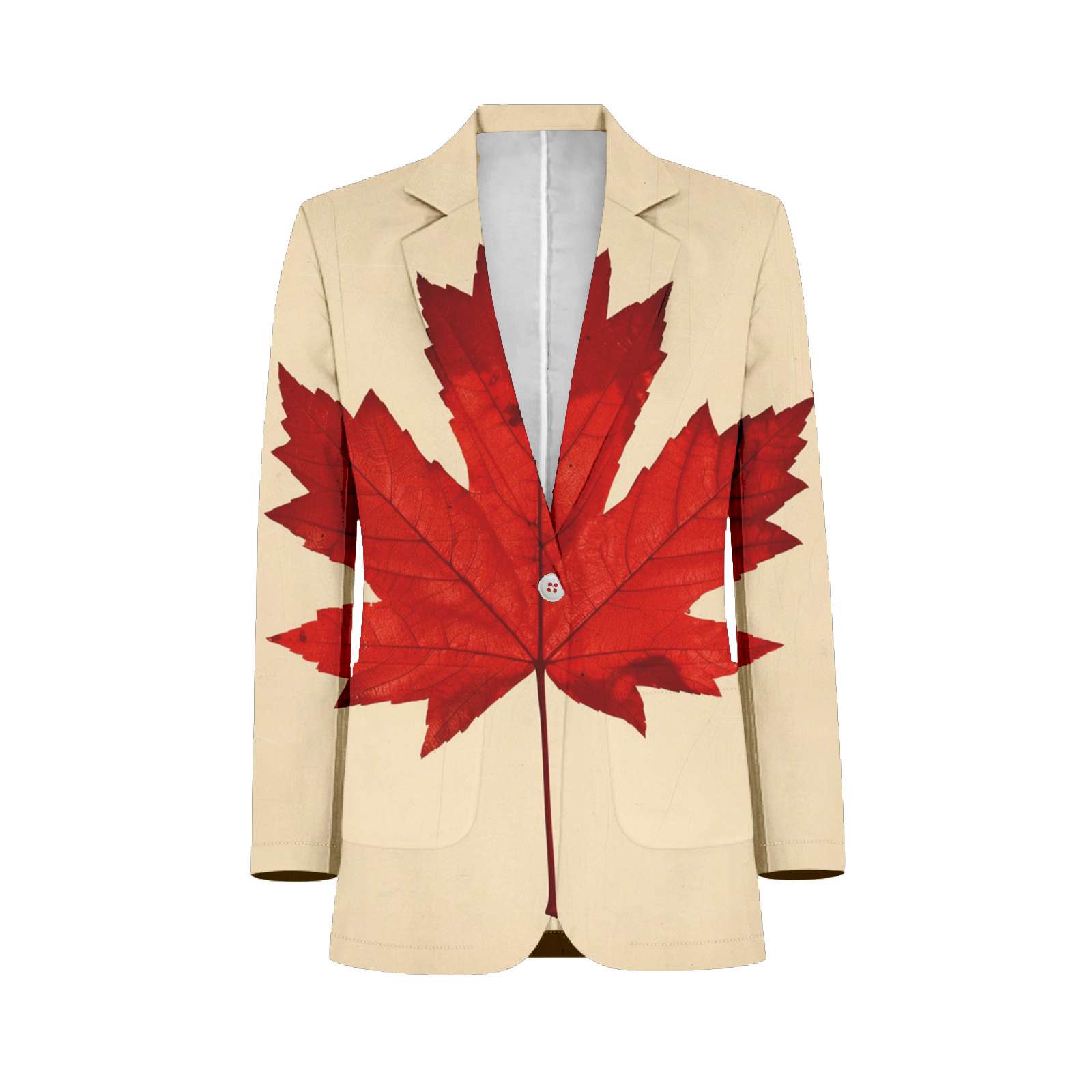 Canadian Maple Leaf Men's Suit Blazer Casual Party Wear Slim Fit Suit ...
