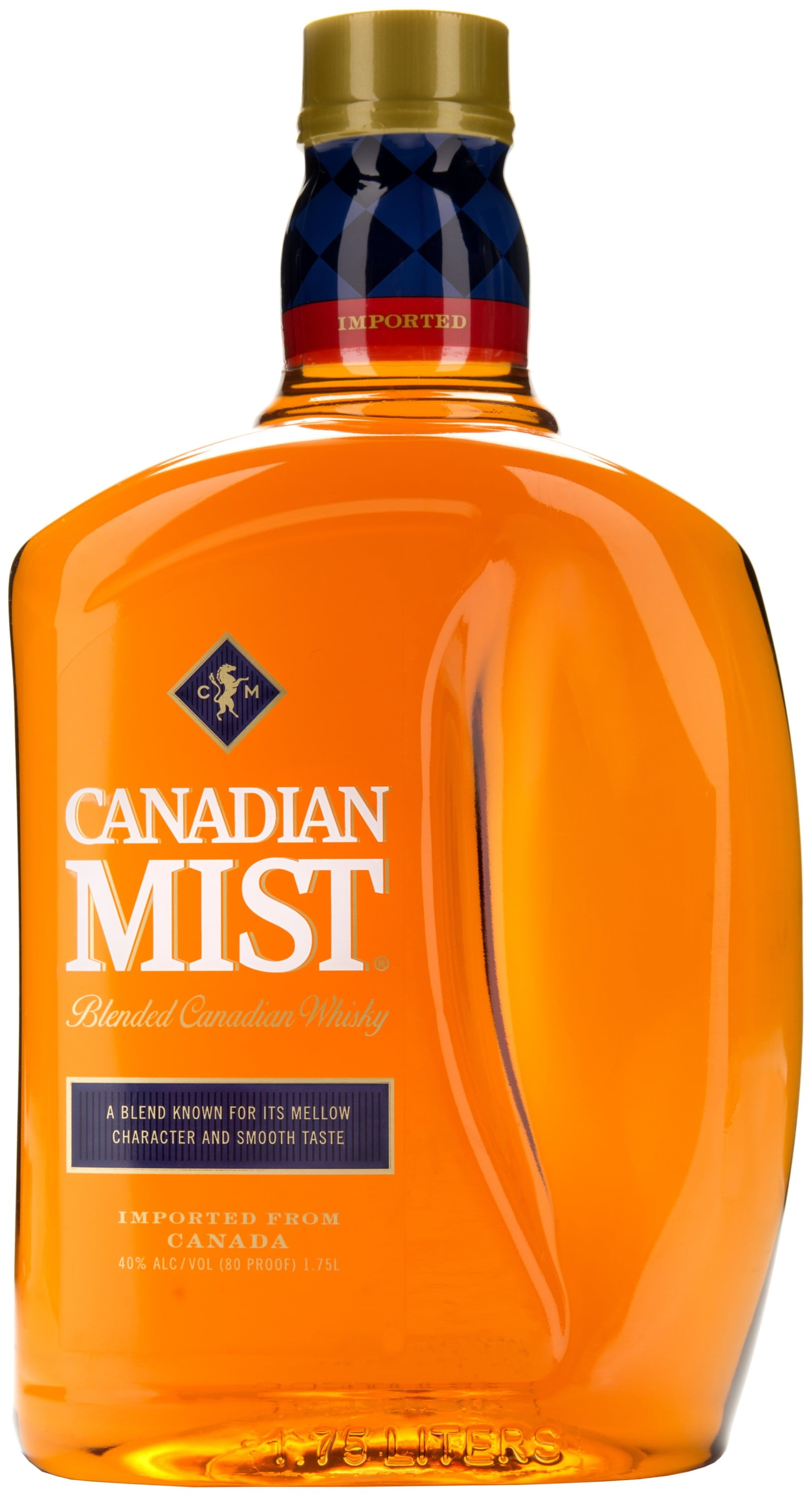 Canadian Mist Blended Canadian Whiskey, 1.75 L Liquor, 40% Alcohol ...