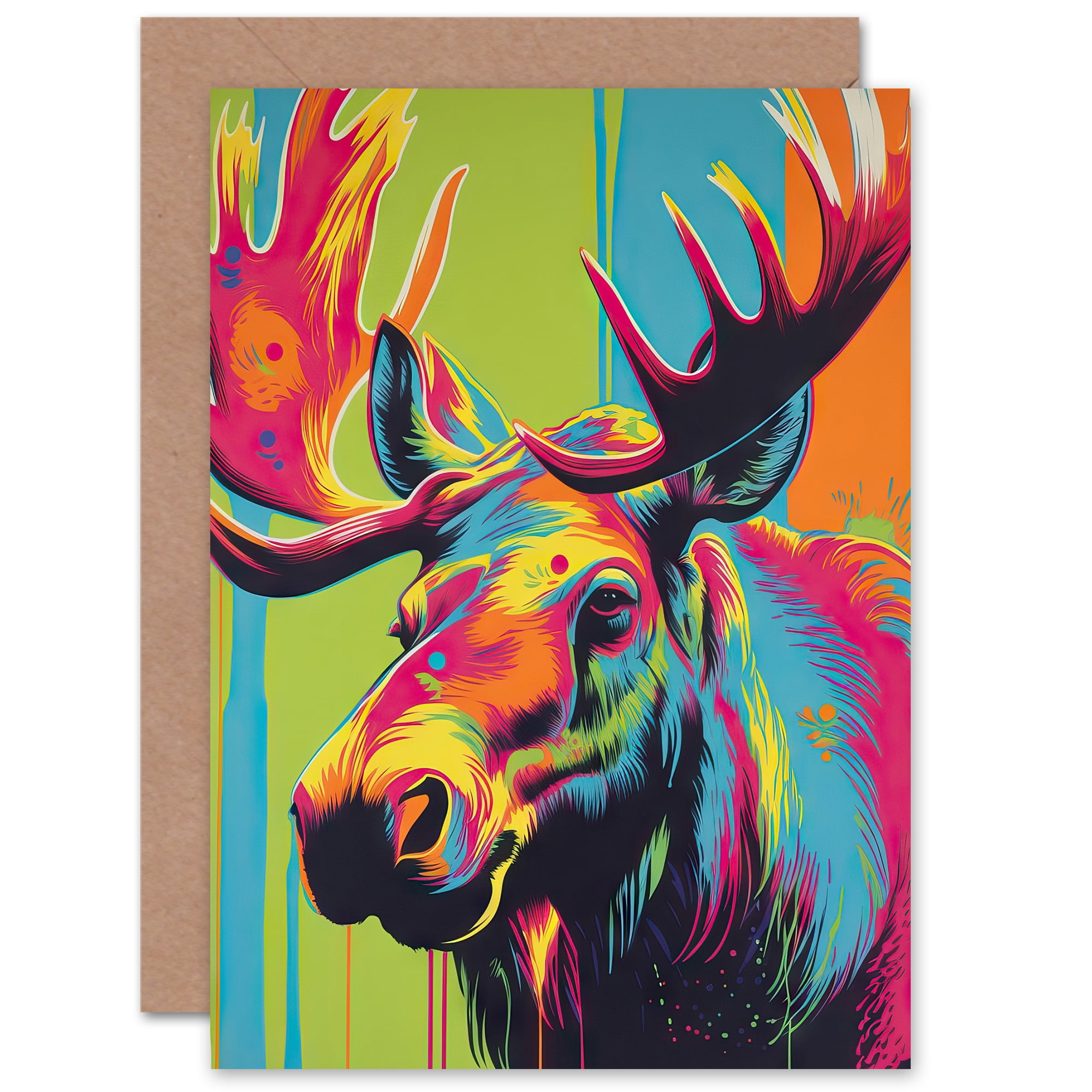 Canadian Moose Vibrant Fun for Husband Him Dad Son Brother Birthday ...