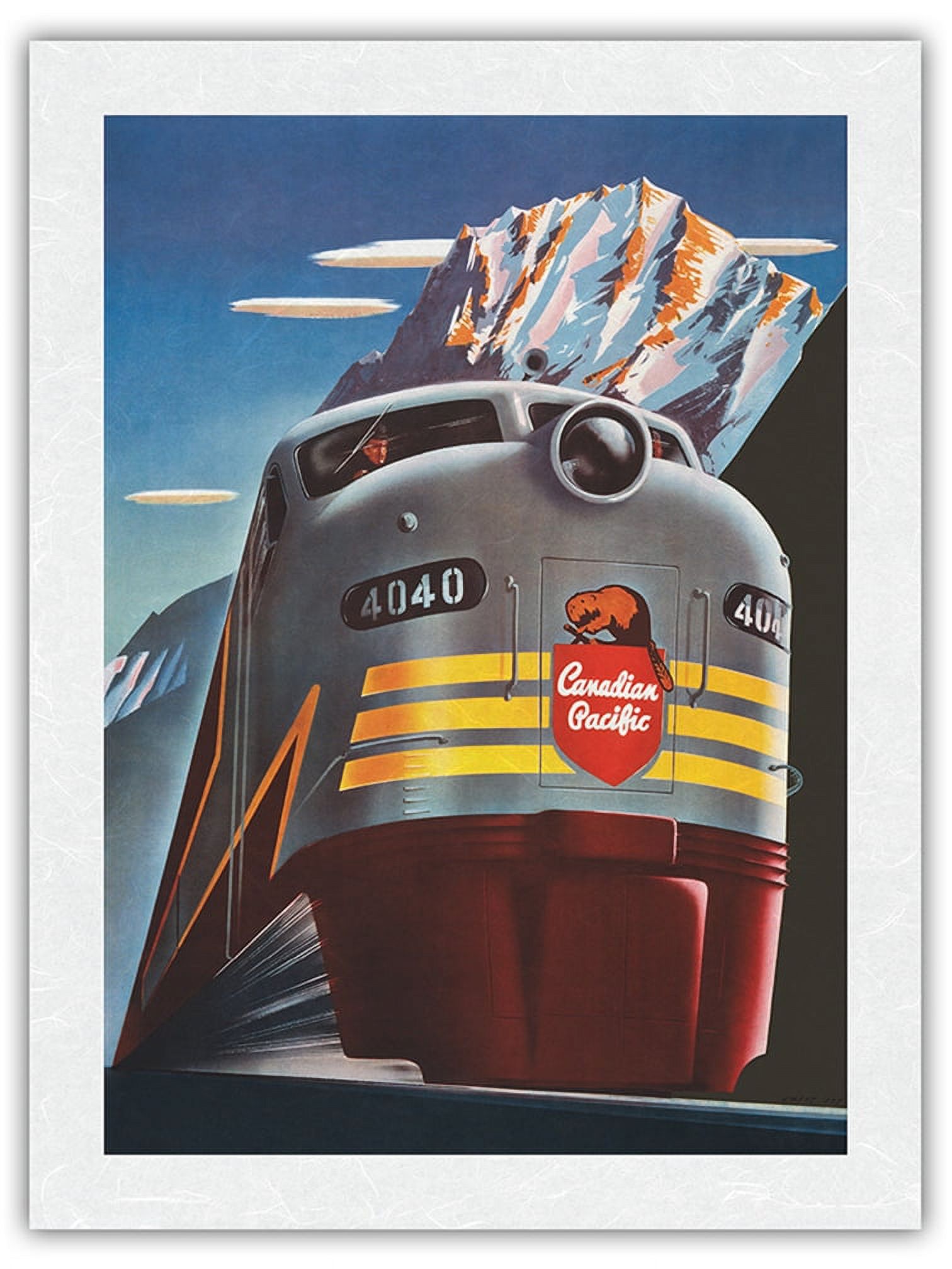 Canadian Pacific Railway Company - CP FP9A 4040 Diesel Locomotive Train ...