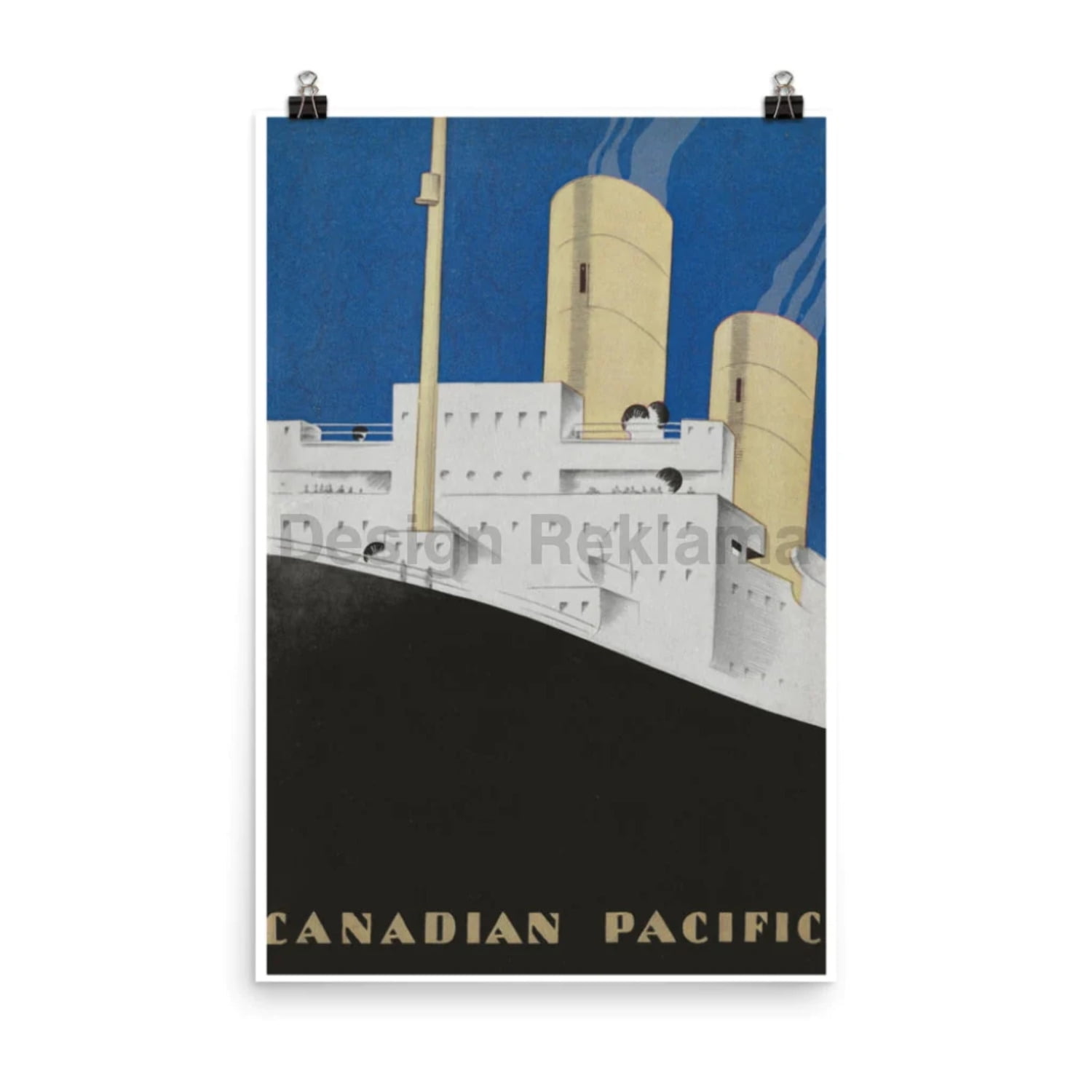 Canadian Pacific Steamship Company, 1932. Unframed Vintage Travel ...