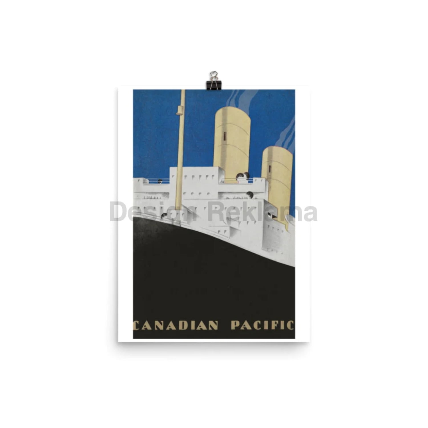 Canadian Pacific Steamship Company, 1932. Unframed Vintage Travel ...