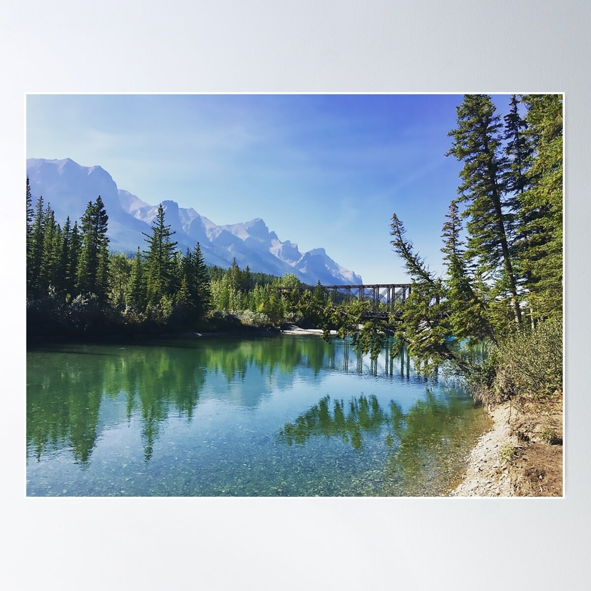 Canadian Rockies, Canmore, Alberta. Poster Wall Art, Modern Wall Decor ...
