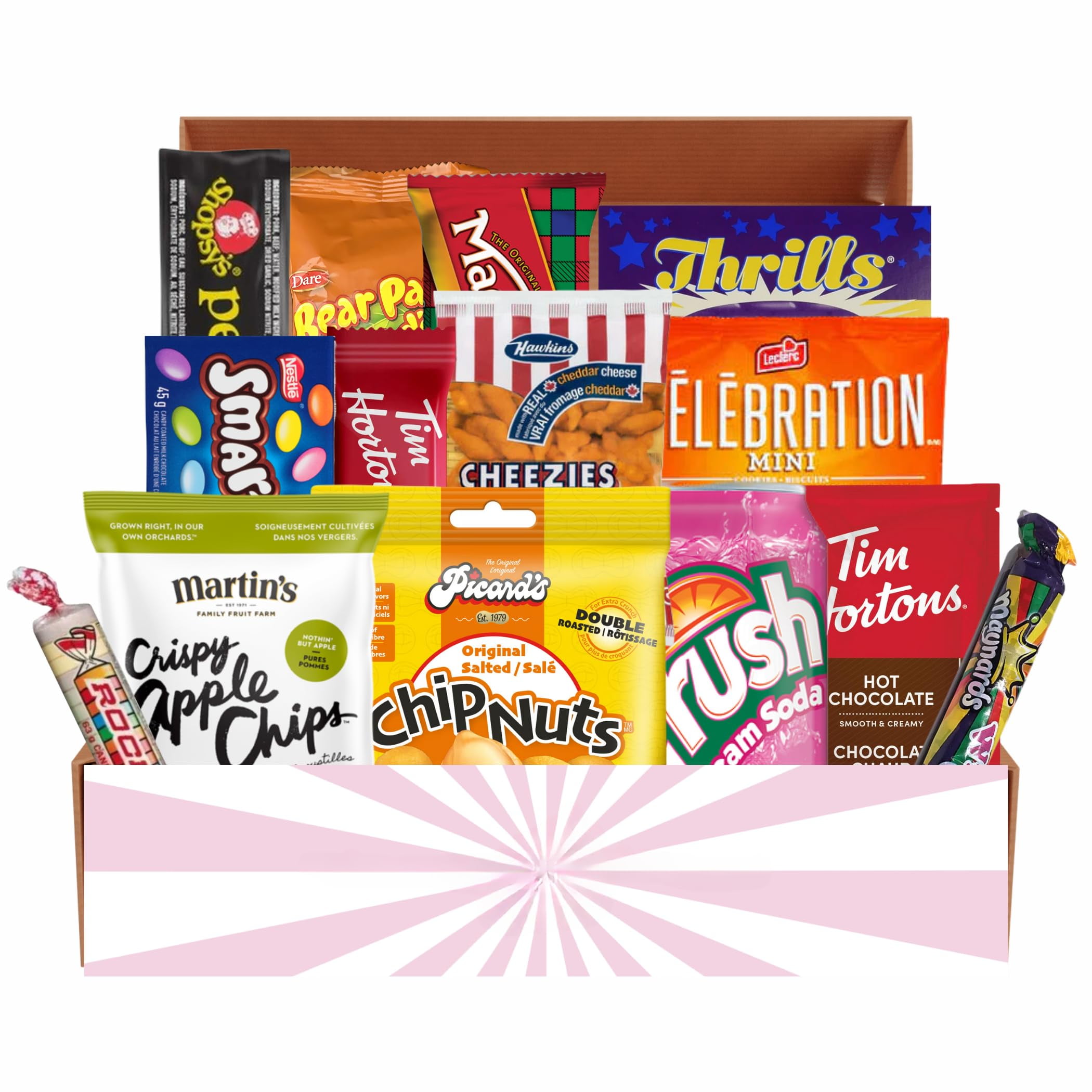 Canadian Snack Care Package, VTF5 Variety Pack of Treats for Kids and ...