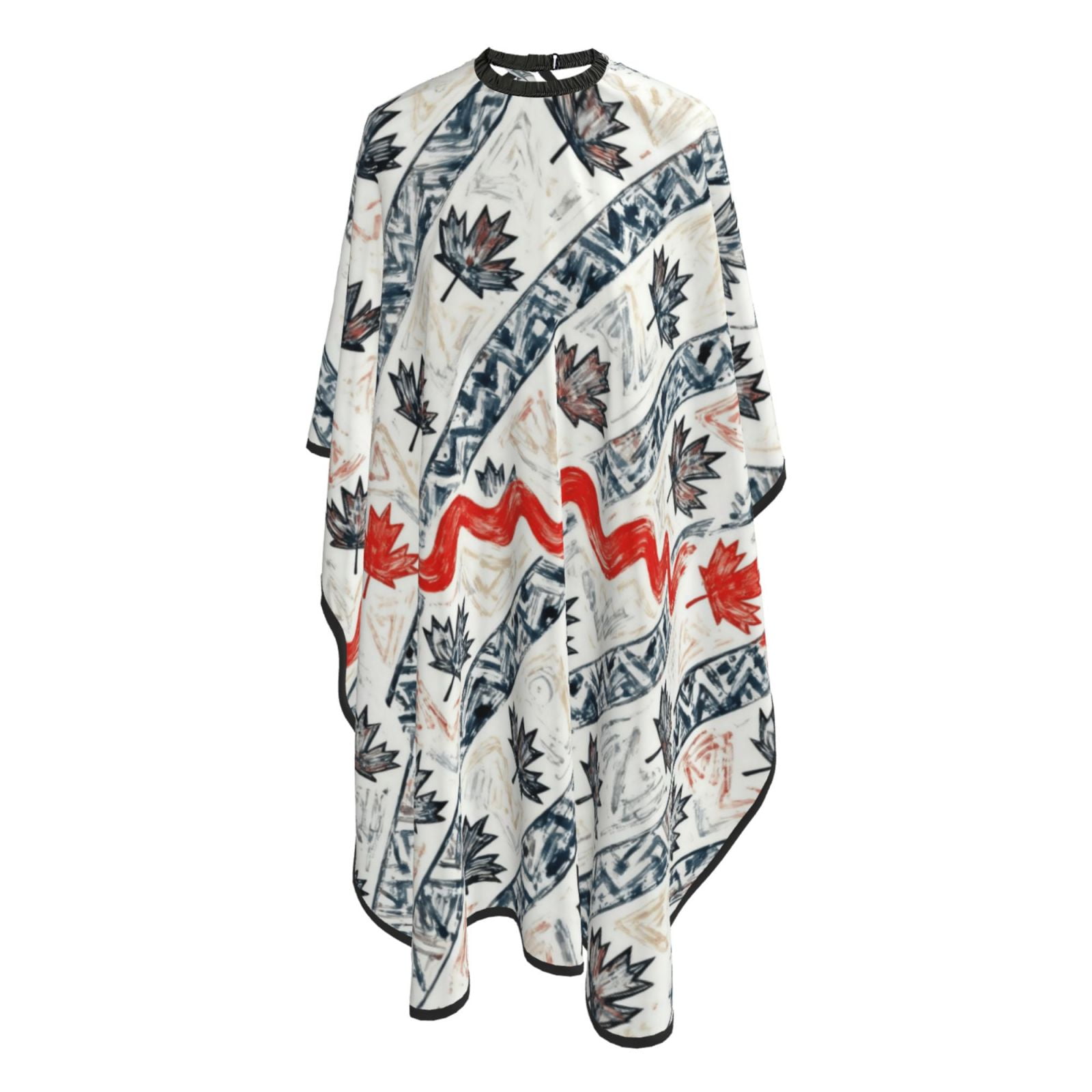 Canadian Symbol Maple Leaf Pattern Barber Cape 66"x55" Salon Hair ...