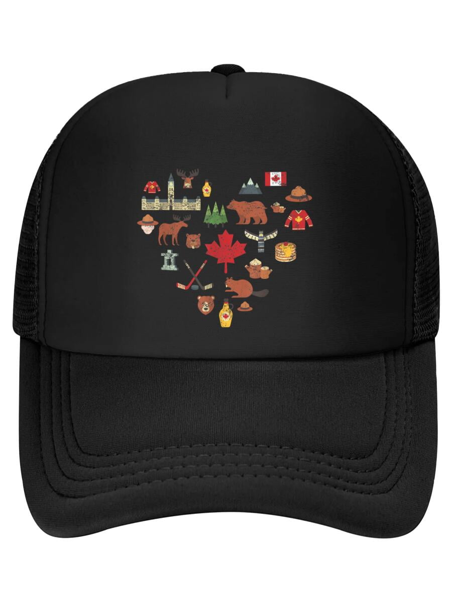Canadian Vintage Symbols Canada Flag Maple Leaf RCMP Baseball Cap ...