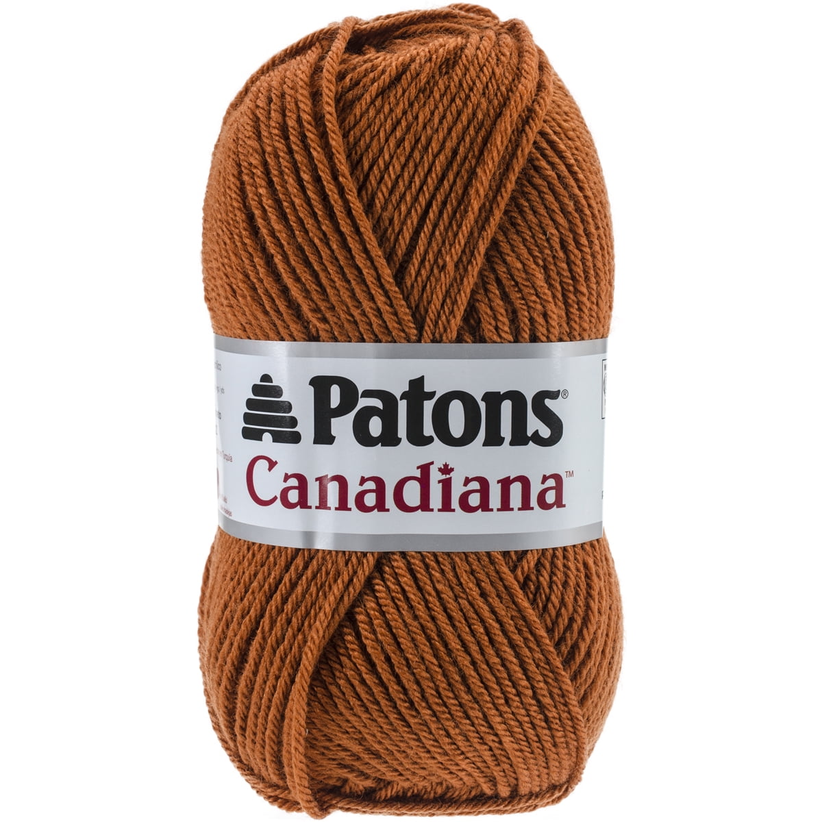 Canadiana Yarn - Solids-Burnt Orange, Pk 6, Patons - Walmart.com