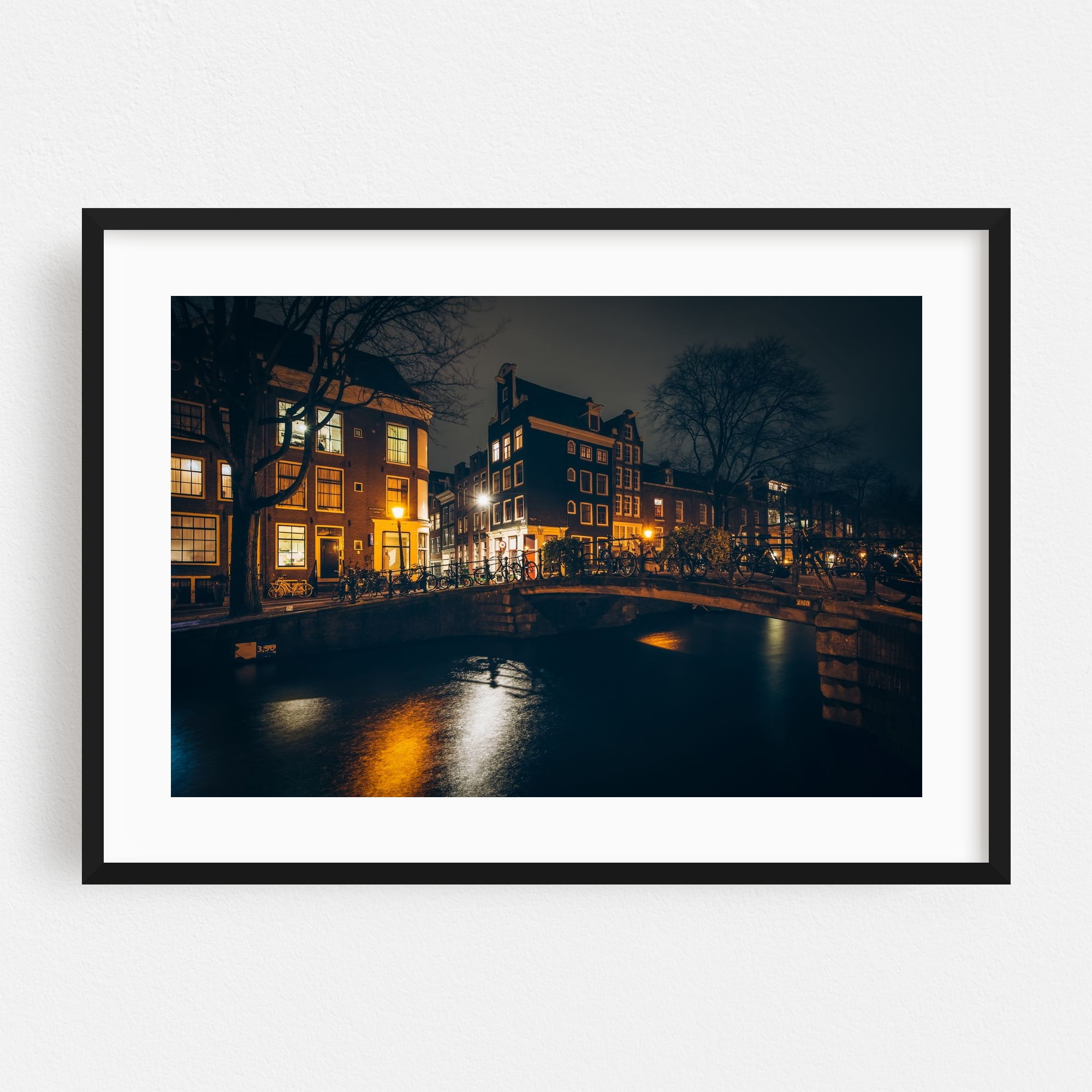 A Canal in Amsterdam 01 - Amsterdam North Holland The Netherlands ...