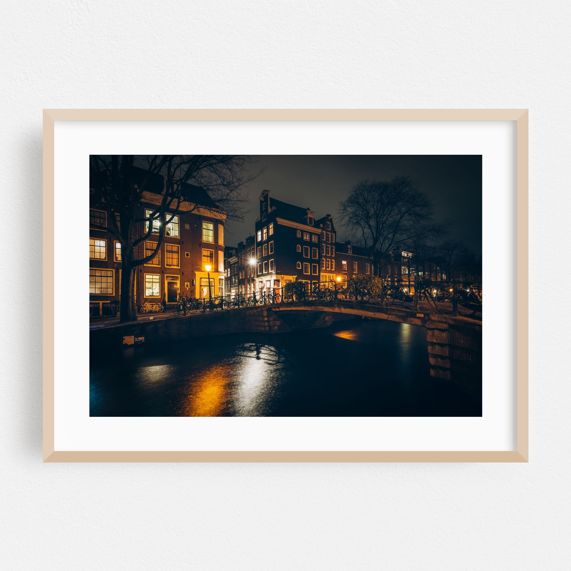 A Canal in Amsterdam 01 - Amsterdam North Holland The Netherlands ...