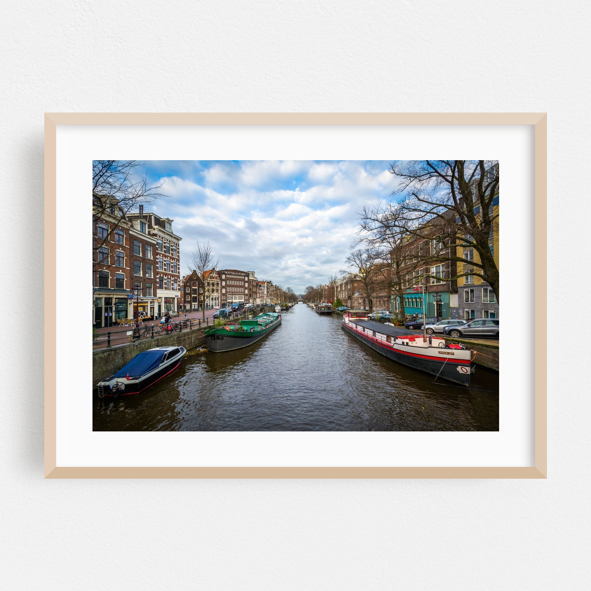 A Canal in Amsterdam 02 - Amsterdam North Holland The Netherlands Photography Cityscape ...