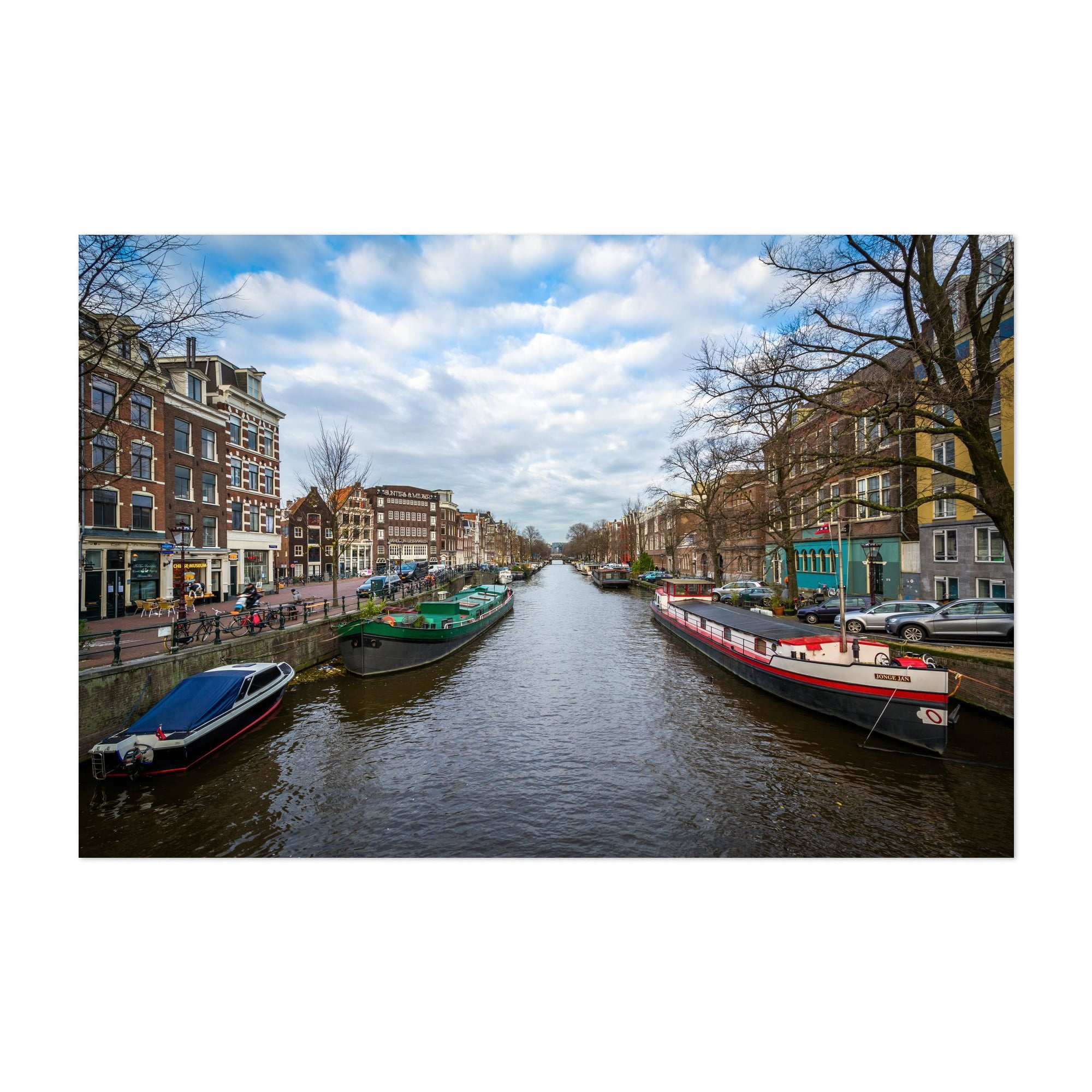 A Canal in Amsterdam 02 - Amsterdam North Holland The Netherlands ...