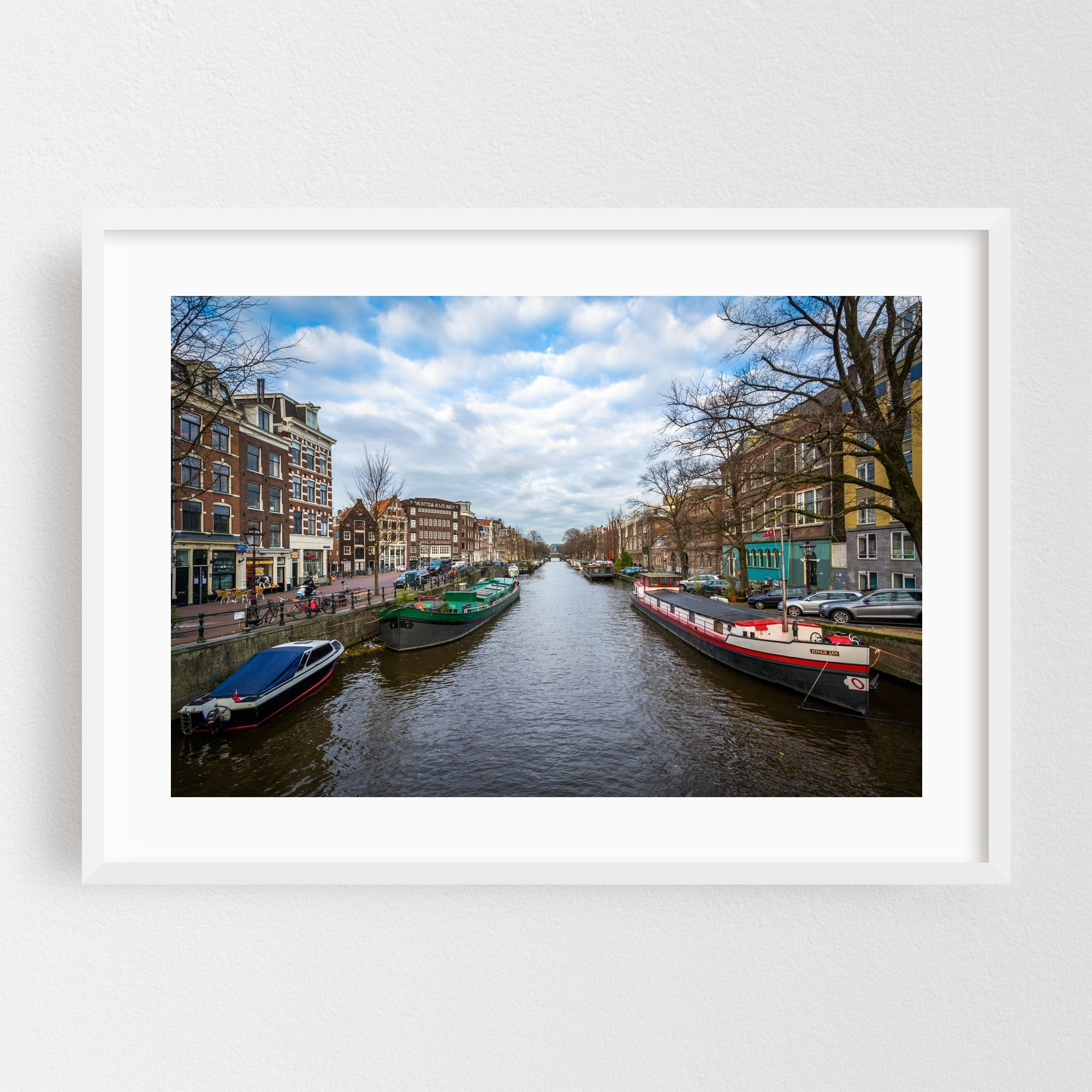 A Canal in Amsterdam 02 - Amsterdam North Holland The Netherlands ...