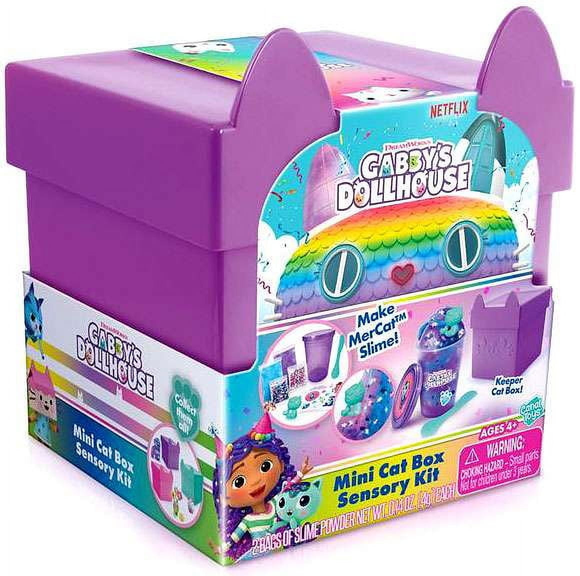 Canal Toys Gabby's Dollhouse MerCat Slime Kit, Mini Cat Box, Slime ...