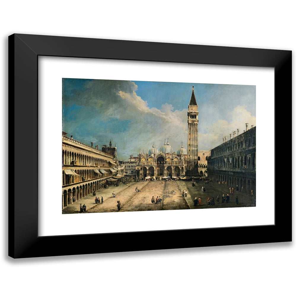 Canaletto 18x14 Black Modern Framed Museum Art Print Titled - The ...