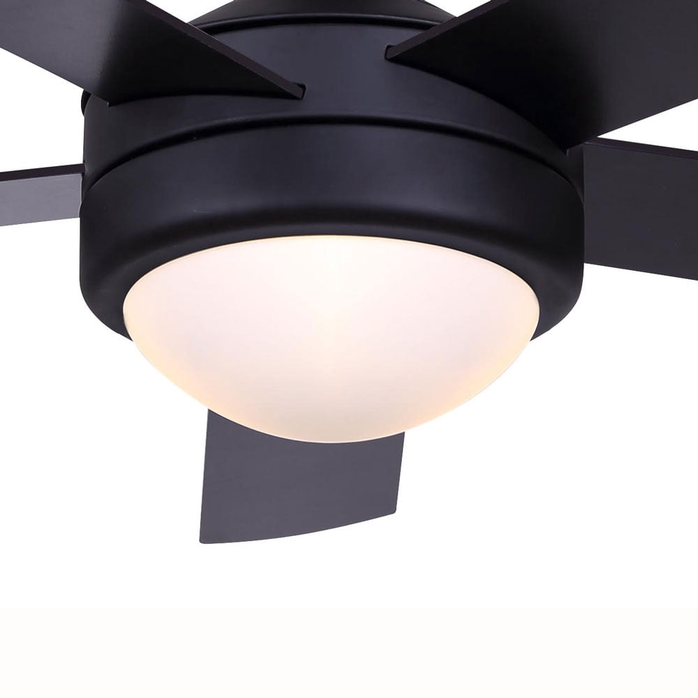 Canarm 5 Blade Ceiling Fan Matte Black - Remote - Walmart.com