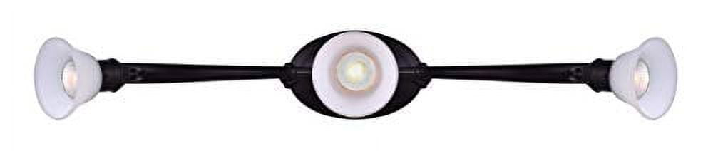 Canarm IT217A03ORB10 Addison 3-Light Dropped Track Lighting with Flat ...