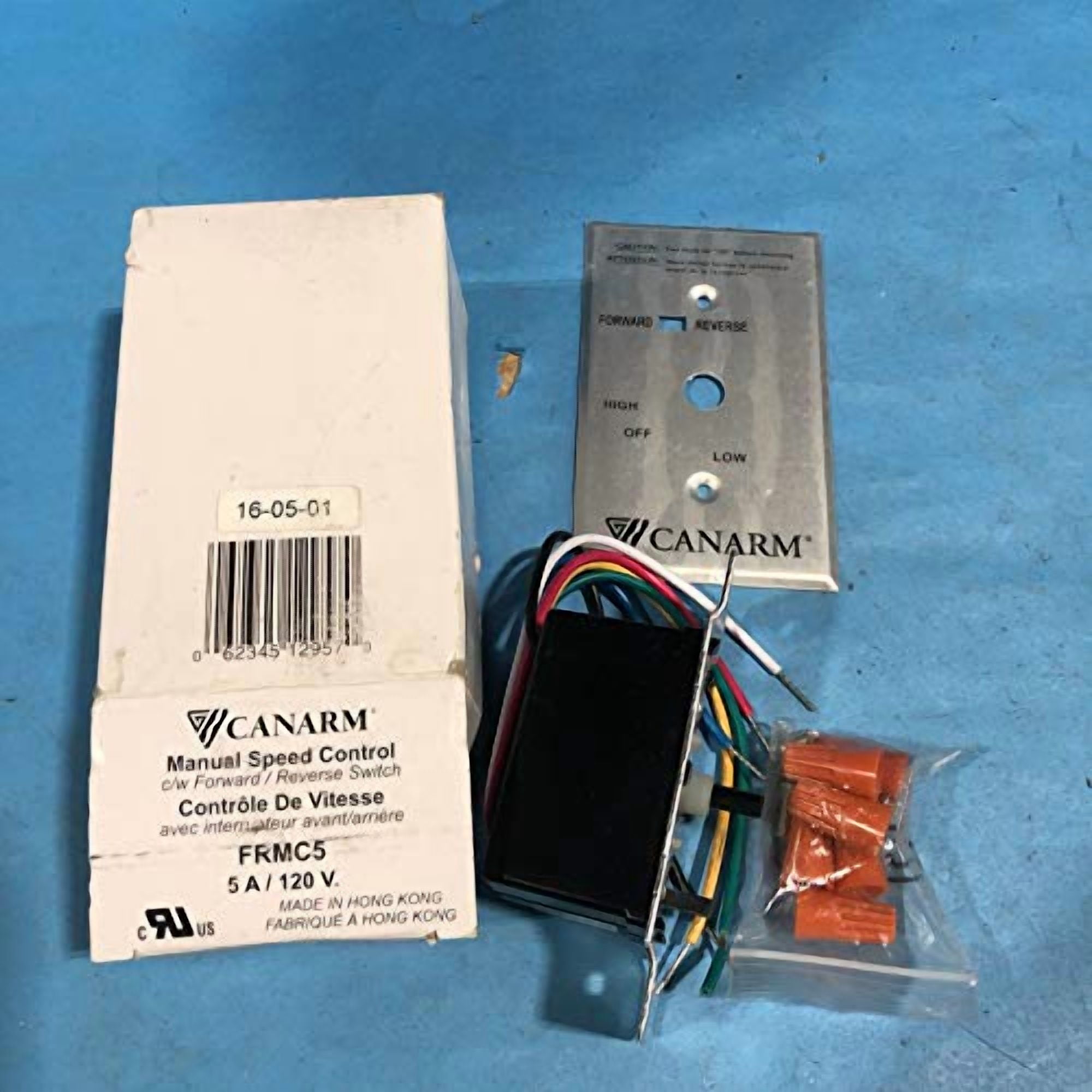 Canarm Speed Control for Use With Canarm Industrial Ceiling Fans, Model ...
